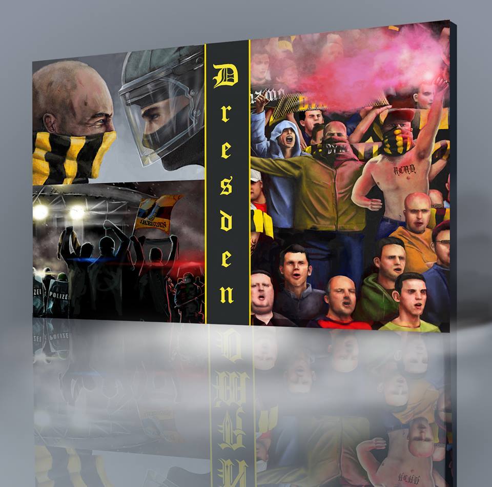 Kunstleinwand "Dresden Collage"