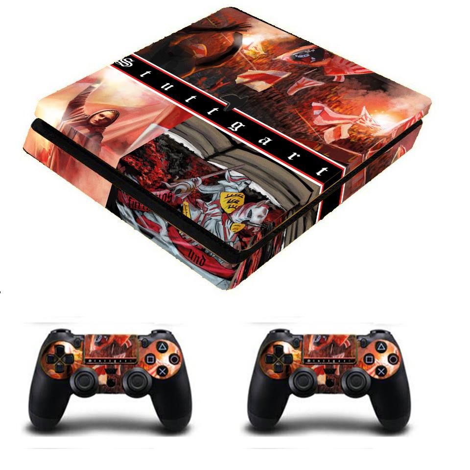 PS4 Slim Skin "Stuttgart Collage"